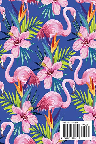 Address Book: For Contacts, Addresses, Phone, Email, Note,Emergency Contacts,Alphabetical Index With Tropical Flamingo On Blue