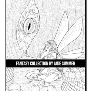 Fantasy Collection: An Adult Coloring Book with 100+ Incredible Coloring Pages of Mermaids, Fairies, Vampires, Dragons, and More!