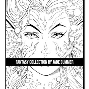 Fantasy Collection: An Adult Coloring Book with 100+ Incredible Coloring Pages of Mermaids, Fairies, Vampires, Dragons, and More!