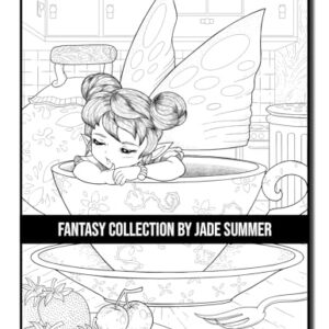 Fantasy Collection: An Adult Coloring Book with 100+ Incredible Coloring Pages of Mermaids, Fairies, Vampires, Dragons, and More!