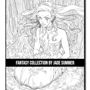 Fantasy Collection: An Adult Coloring Book with 100+ Incredible Coloring Pages of Mermaids, Fairies, Vampires, Dragons, and More!