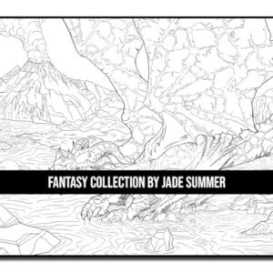 Fantasy Collection: An Adult Coloring Book with 100+ Incredible Coloring Pages of Mermaids, Fairies, Vampires, Dragons, and More!