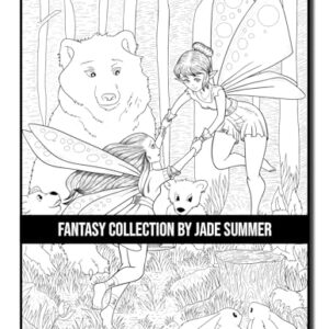 Fantasy Collection: An Adult Coloring Book with 100+ Incredible Coloring Pages of Mermaids, Fairies, Vampires, Dragons, and More!