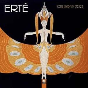 erté wall calendar 2023 (art calendar)