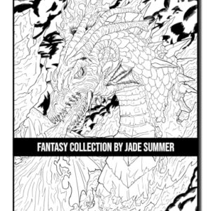 Fantasy Collection: An Adult Coloring Book with 100+ Incredible Coloring Pages of Mermaids, Fairies, Vampires, Dragons, and More!