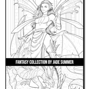 Fantasy Collection: An Adult Coloring Book with 100+ Incredible Coloring Pages of Mermaids, Fairies, Vampires, Dragons, and More!