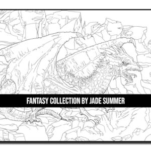 Fantasy Collection: An Adult Coloring Book with 100+ Incredible Coloring Pages of Mermaids, Fairies, Vampires, Dragons, and More!