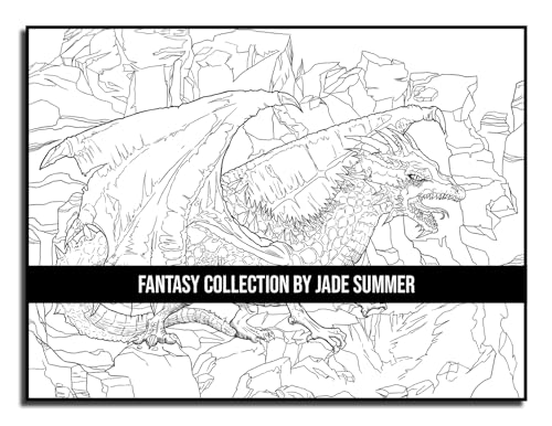 Fantasy Collection: An Adult Coloring Book with 100+ Incredible Coloring Pages of Mermaids, Fairies, Vampires, Dragons, and More!