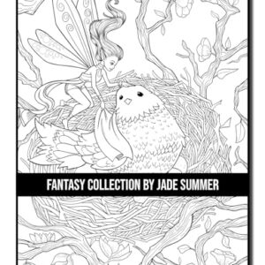 Fantasy Collection: An Adult Coloring Book with 100+ Incredible Coloring Pages of Mermaids, Fairies, Vampires, Dragons, and More!