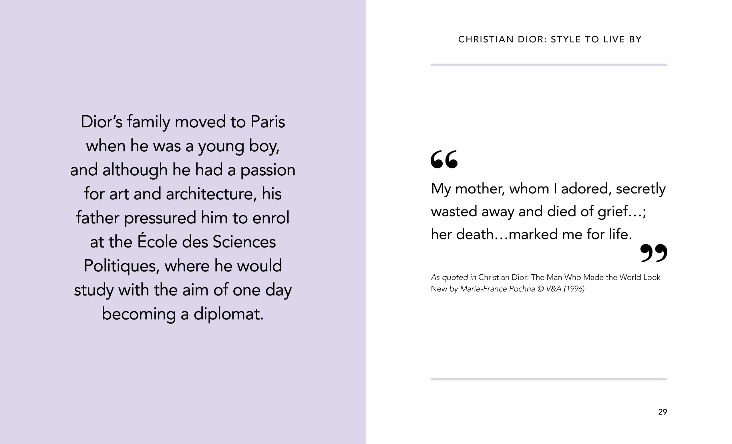 The Little Guide to Christian Dior: Style to Live By (Little Books of Fashion)