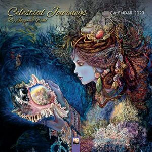 celestial journeys by josephine wall wall calendar 2023 (art calendar)