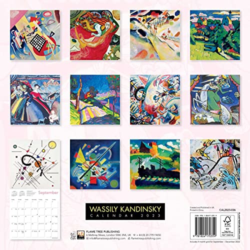 Wassily Kandinsky Wall Calendar 2023 (Art Calendar)