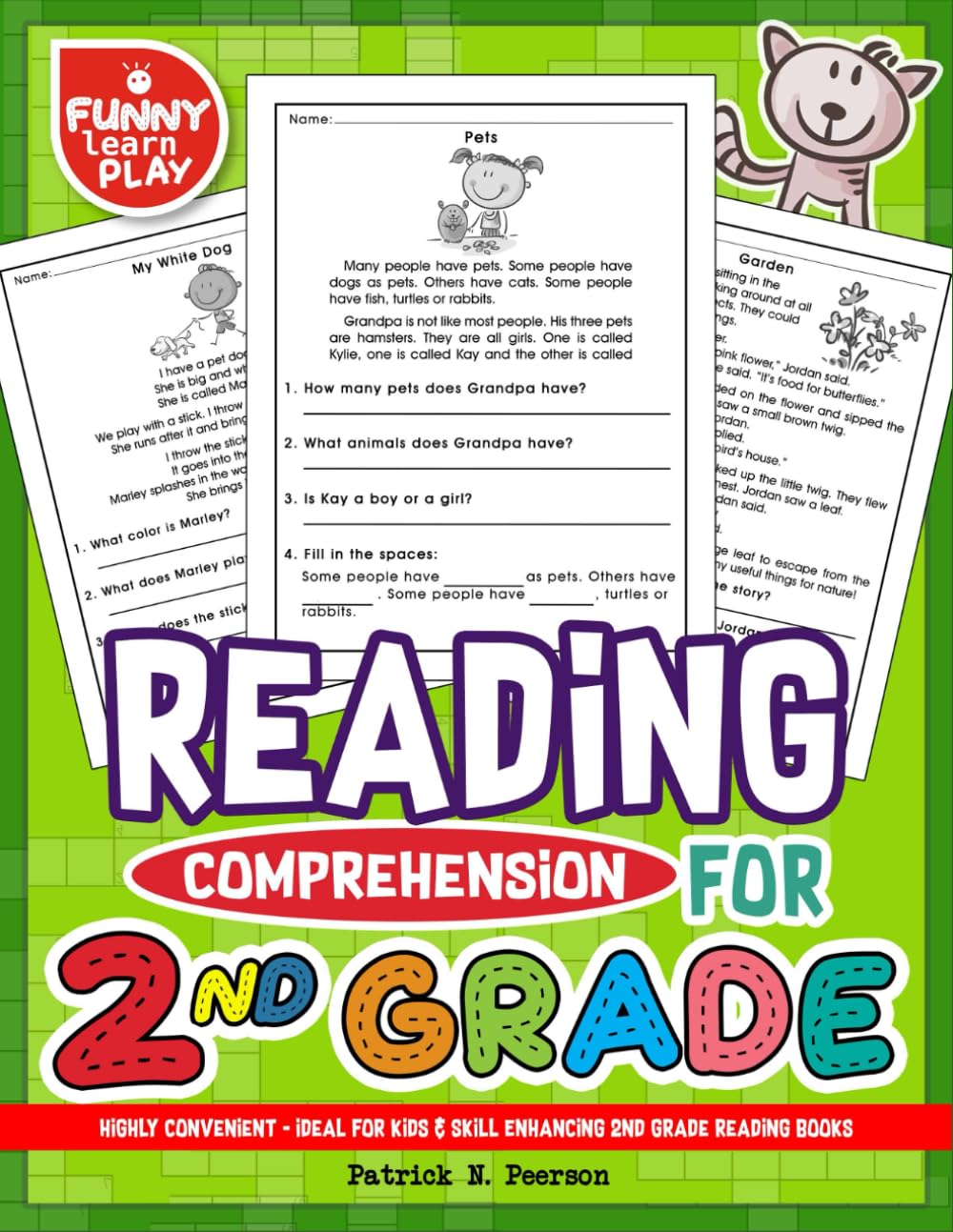 Reading Comprehension Grade 2: Highly Convenient - Ideal for Kids & Skill Enhancing 2nd Grade Reading Books (Reading Comprehension Grade 1, 2, 3 Series)