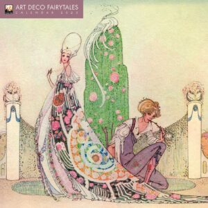 art deco fairytales wall calendar 2023 (art calendar)