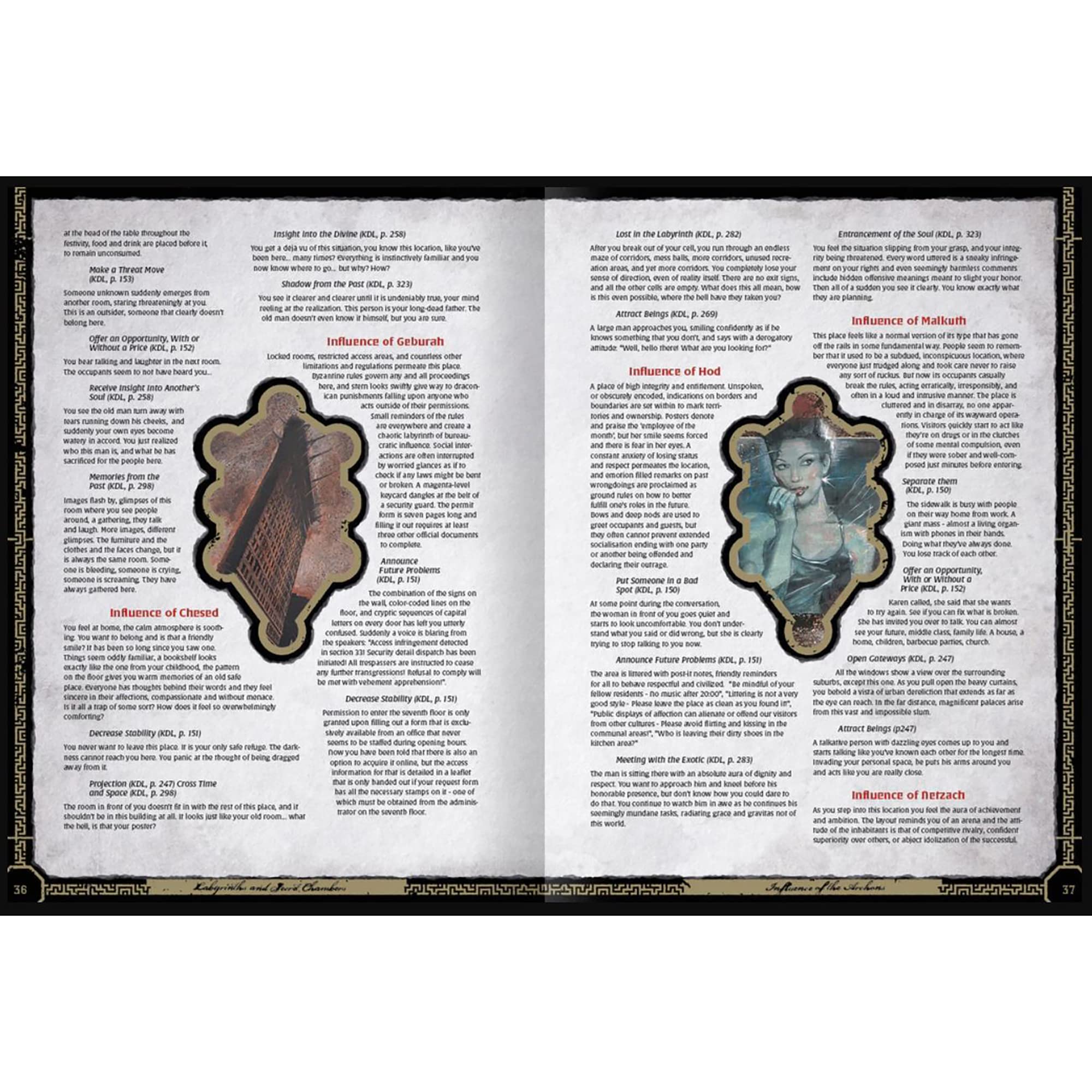 Modiphius Kult: Labyrinths & Secret Chambers - RPG Acessory Bundle Medium