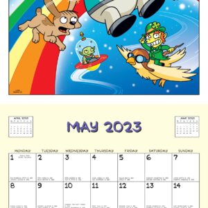 Simpsons - The Simpsons - The Simpsons 2023 - Original Danilo Calendar [Multilanguage] [Calendar] (Wall Calendar)