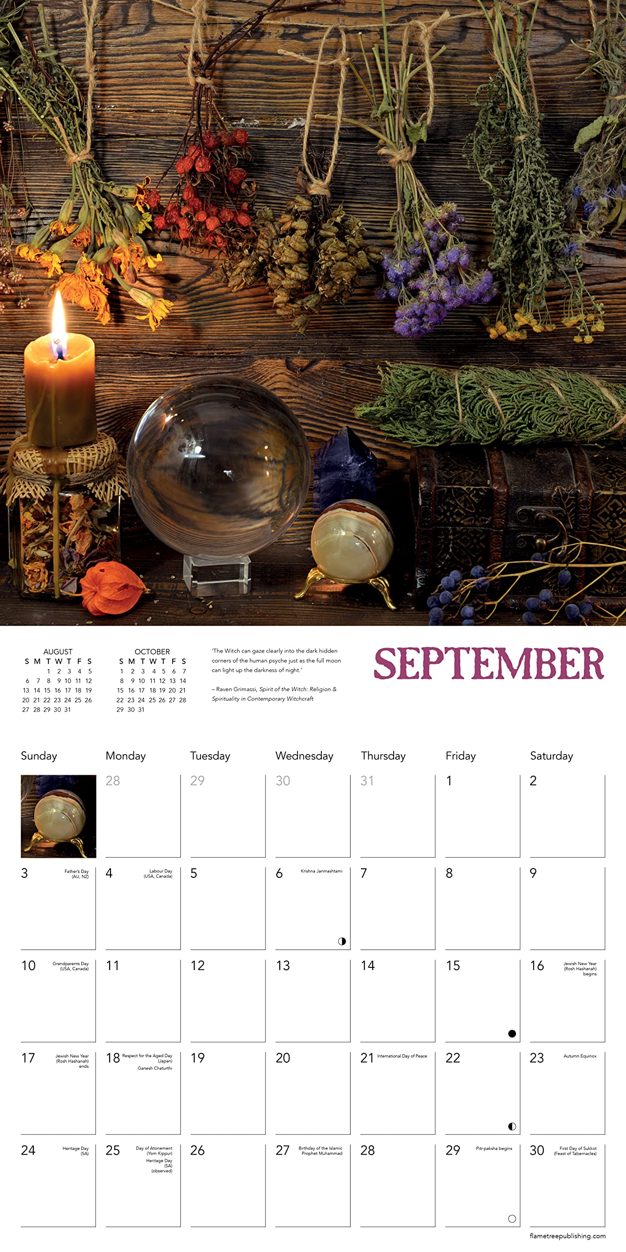 Wicca Wall Calendar 2023 (Art Calendar)