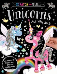 scratch and sparkle unicorns activity book