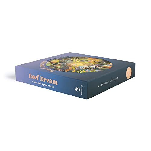 Reef Dream: A Flow State Circular Jigsaw Puzzle