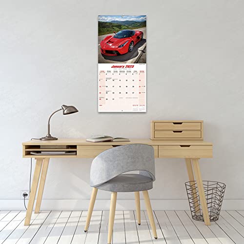 Ferrari Calendar- Calendars 2022 - 2023 Wall Calendars - Car Calendar - Automobile Calendar - Ferrari 16 Month Wall Calendar by Avonside