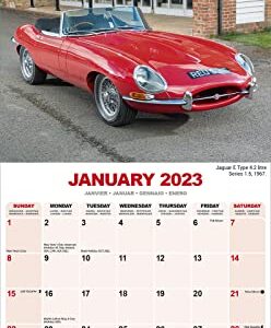 Sports Cars Calendar - Classic Sports Cars Calendar- Calendars 2022 - 2023 Wall Calendars - Car Calendar - Automobile Calendar - Classic Sports Cars 16 Month Wall Calendar by Avonside