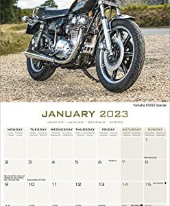 Superbikes Calendar - Dog Breed Calendar - 2022 - 2023 Wall Calendars - 16 70s Superbikes Wall Calendar by Avonside