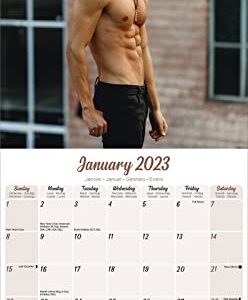 Hot Guys Calendar - Shirtless Men Calendar - Calendars 2022 - 2023 Wall Calendars - Guys 16 Month Wall Calendar by Avonside