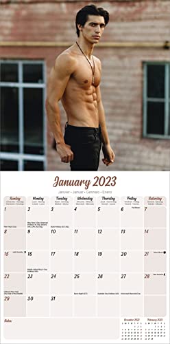 Hot Guys Calendar - Shirtless Men Calendar - Calendars 2022 - 2023 Wall Calendars - Guys 16 Month Wall Calendar by Avonside