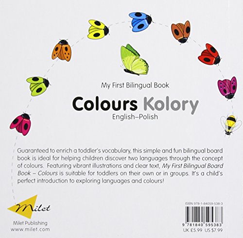 My First Bilingual Book–Colours (English–Polish)