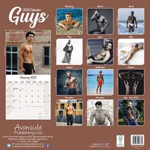 Hot Guys Calendar - Shirtless Men Calendar - Calendars 2022 - 2023 Wall Calendars - Guys 16 Month Wall Calendar by Avonside