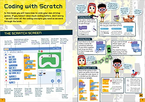 Coding with Scratch - Create Fantastic Driving Games: The QuestKids children's series (In Easy Steps)