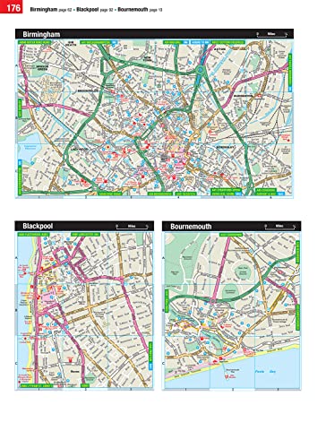 2023 Philip's Big Easy to Read Road Atlas Britain: (Spiral A3)