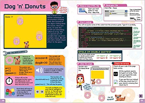 Coding with HTML & JavaScript - Create Epic Computer Games: The QuestKids children's series (In Easy Steps)