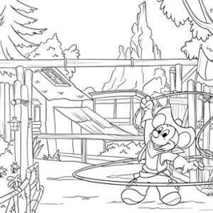 Disneyland Parks Colouring Book