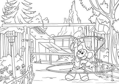 Disneyland Parks Colouring Book