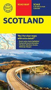 philip's scotland road map (philip's sheet maps)