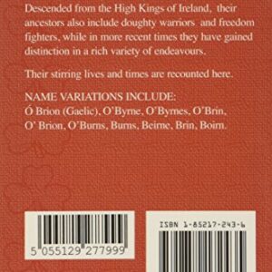 Byrne: The Origins of the Byrne Family and Their Place in History: The Origins of the Clan Byrne and Their Place in Ireland's History (Irish Clan Mini-Book)