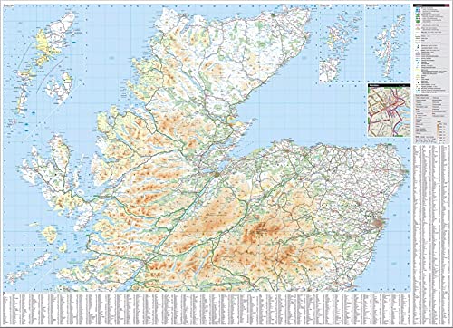 Philip's Scotland Road Map (Philip's Sheet Maps)