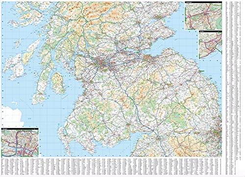 Philip's Scotland Road Map (Philip's Sheet Maps)