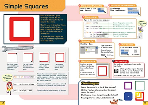 Coding with Python - Create Amazing Graphics: The QuestKids children's series (In Easy Steps - The QuestKids)