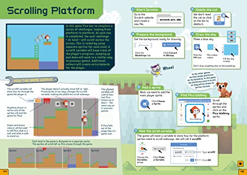 Coding with Scratch - Create Awesome Platform Games: A new title in The QuestKids children's series (In Easy Steps - The QuestKids)