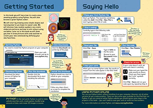 Coding with Python - Create Amazing Graphics: The QuestKids children's series (In Easy Steps - The QuestKids)