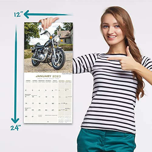 Superbikes Calendar - Dog Breed Calendar - 2022 - 2023 Wall Calendars - 16 70s Superbikes Wall Calendar by Avonside