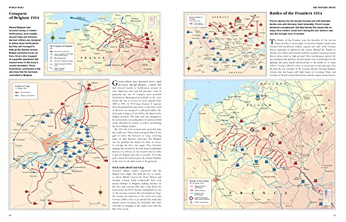 World War I Illustrated Atlas: Campaigns, Battles & Weapons from 1914 to 1918