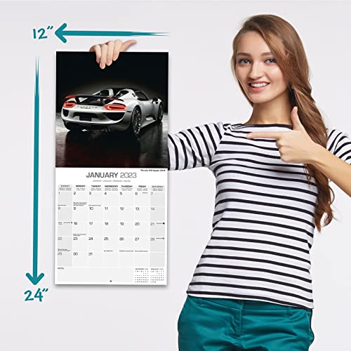 Porsche Calendar- Calendars 2022 - 2023 Wall Calendars - Car Calendar - Automobile Calendar - Porsche 16 Month Wall Calendar by Avonside