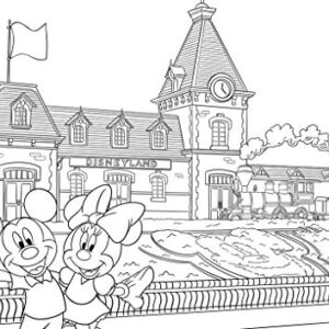 Disneyland Parks Colouring Book