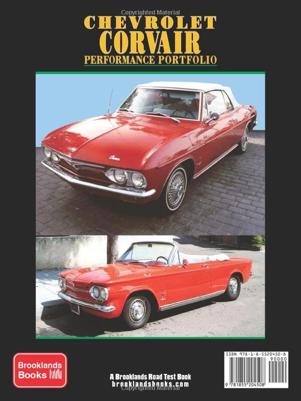 CHEVROLET CORVAIR PERFORMANCE PORTFOLIO: Road Test Book