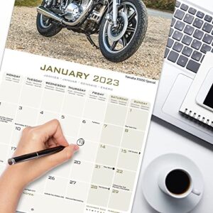 Superbikes Calendar - Dog Breed Calendar - 2022 - 2023 Wall Calendars - 16 70s Superbikes Wall Calendar by Avonside