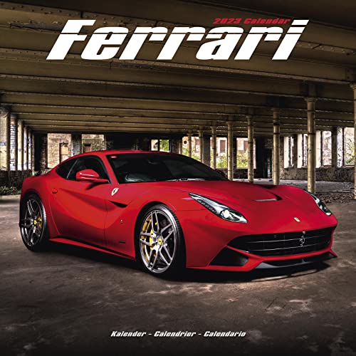 Ferrari Calendar- Calendars 2022 - 2023 Wall Calendars - Car Calendar - Automobile Calendar - Ferrari 16 Month Wall Calendar by Avonside