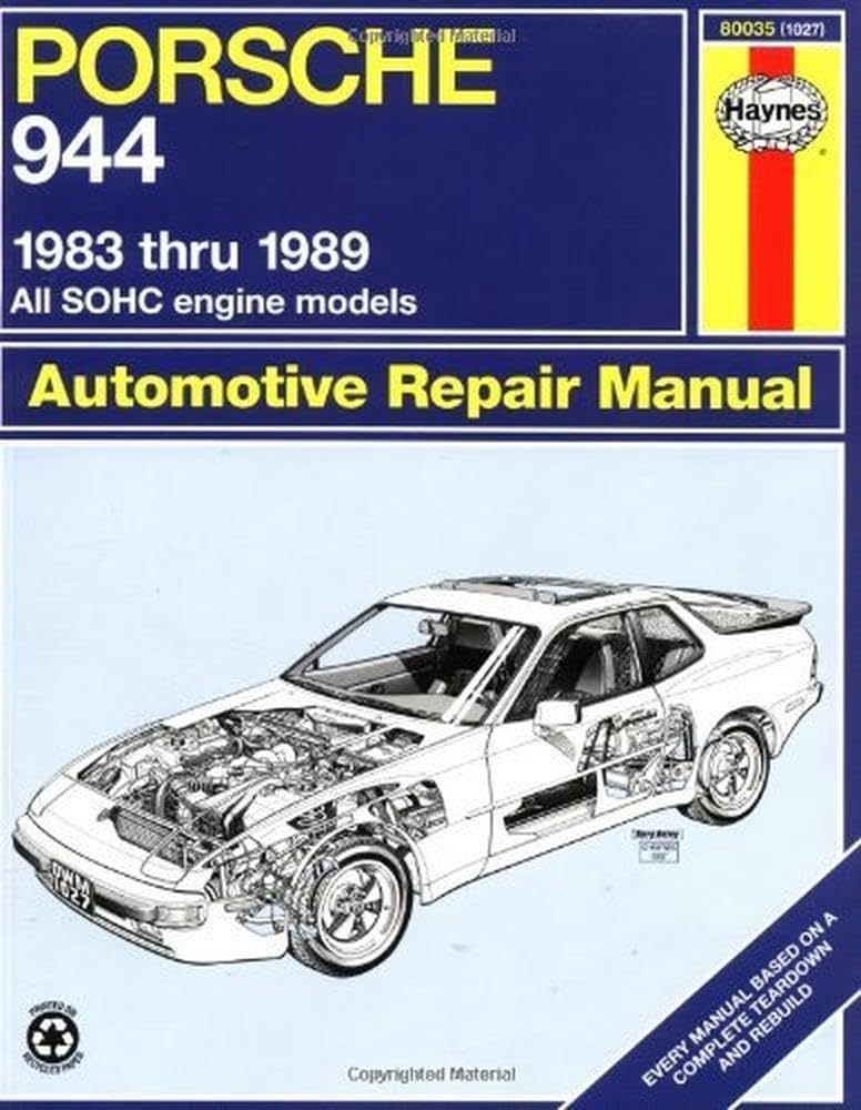 Porsche 944 4-cylinder (1983-1989) Haynes Repair Manual (USA) (Paperback)